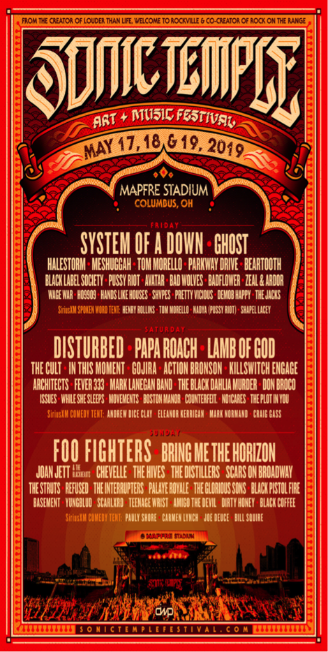 From The Pit To The Crowd - Sonic Temple Art + Music Festival Preview ...