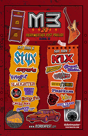 M3 ROCK FESTIVAL 14TH YEAR LINEUP ANNOUNCED! FESTIVAL DATES MAY 6TH AND ...