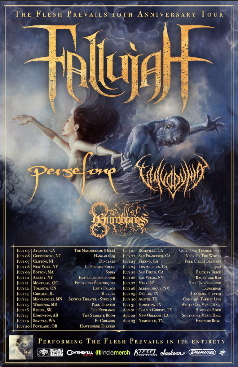 FALLUJAH CELEBRATES A DECADE OF SEMINAL ALBUM 'THE FLESH PREVAILS' WITH ...