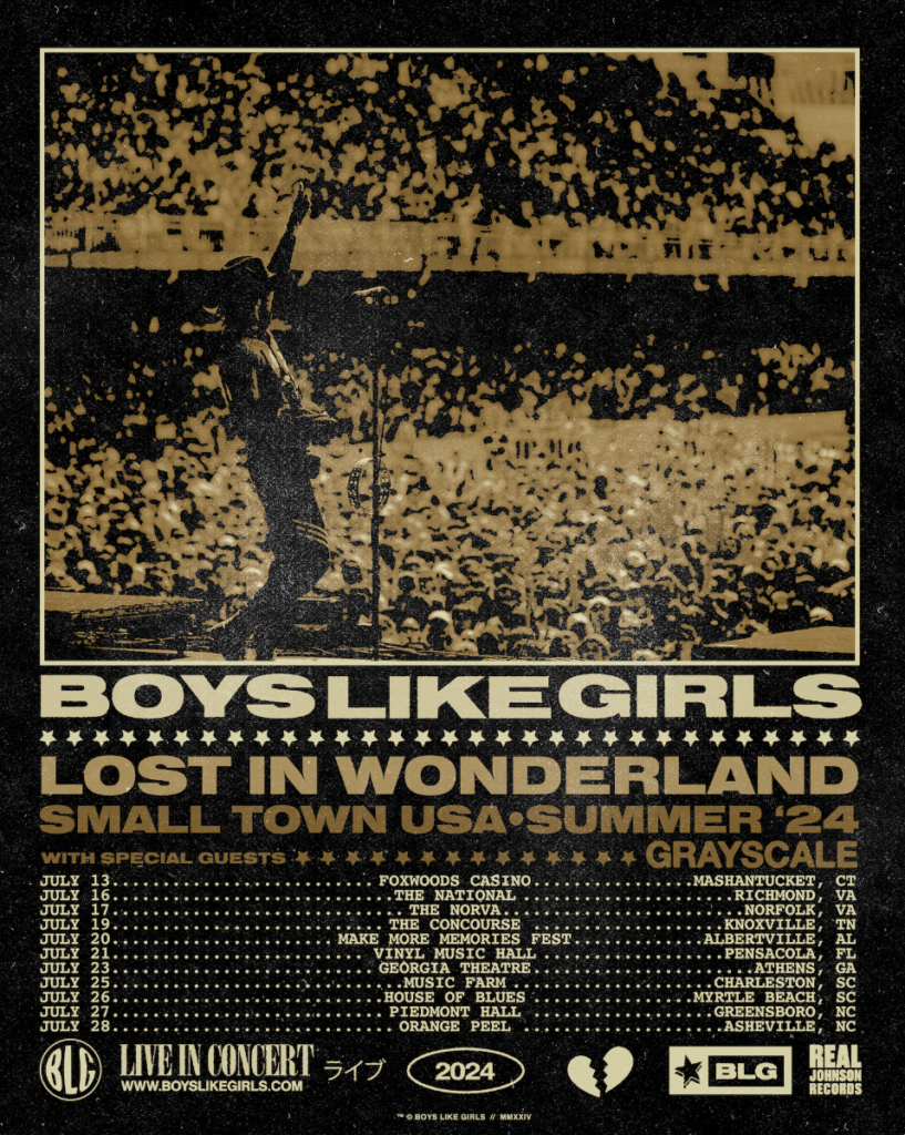 BOYS LIKE GIRLS SUMMER 2024 HEADLINE TOUR DATES - The Photo Pit